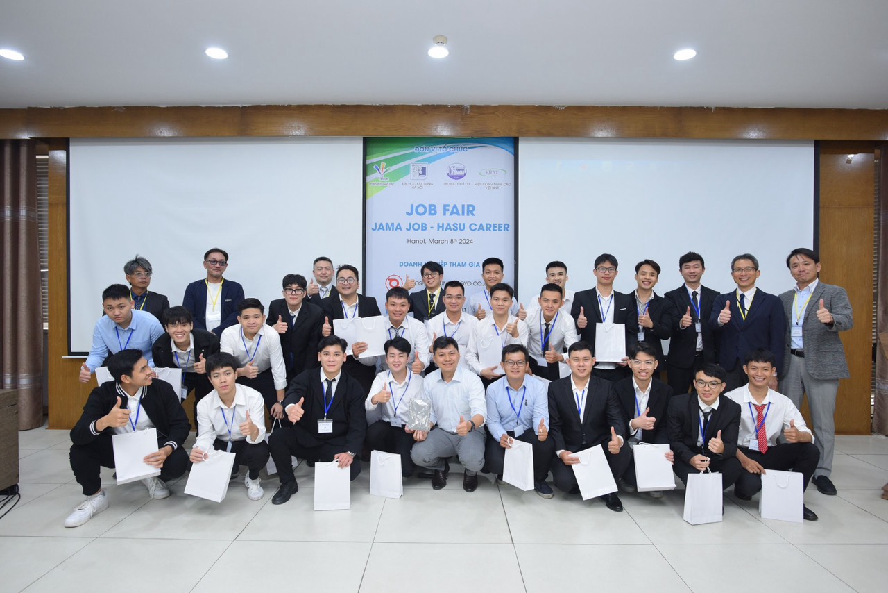 Ngày hội việc làm tuyển dụng kỹ sư làm việc tại Nhật Bản (JAMA JOB – HASU CAREER)